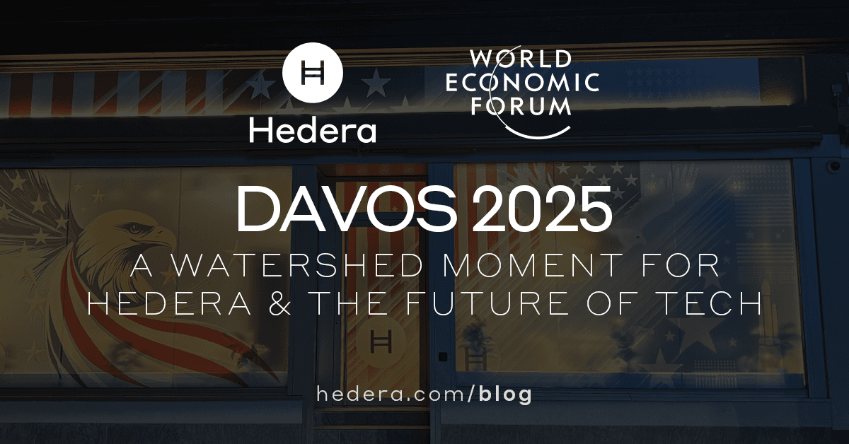 Davos 2025: A Watershed Moment for Hedera and the Future of Tech | Hedera