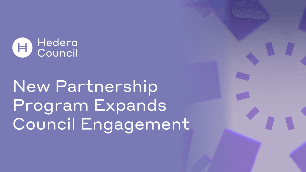 Hedera Council Expands Global Engagement with New Partnership Program ...
