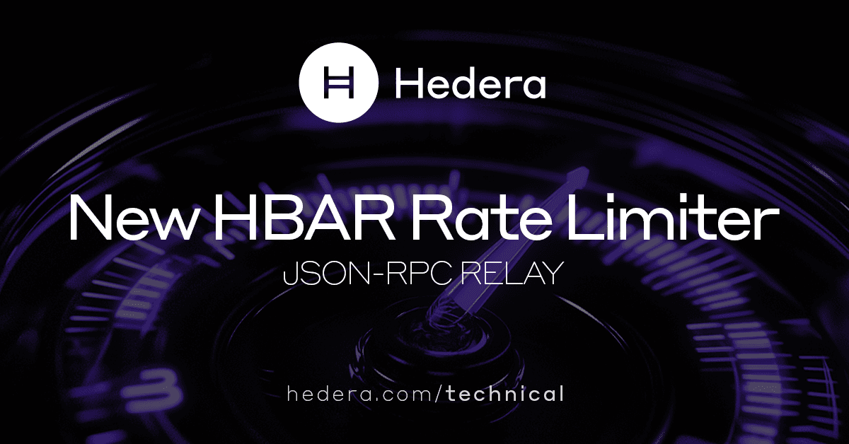 Optimizing Cost Control: Introducing the Tiered HBAR Rate Limiter for Hedera JSON-RPC Relay | Hedera